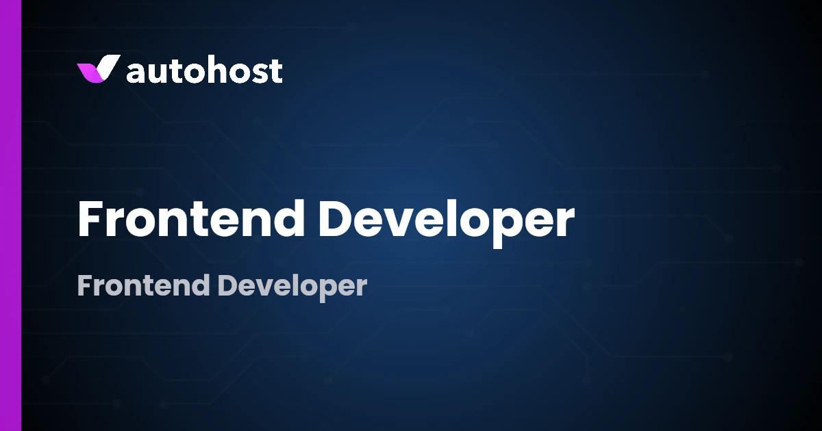 Frontend Developer